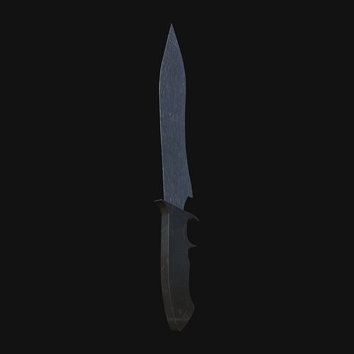 Thunderstrike Blade Electrifying 3D Model Dagger for Digital Sab 3D ...