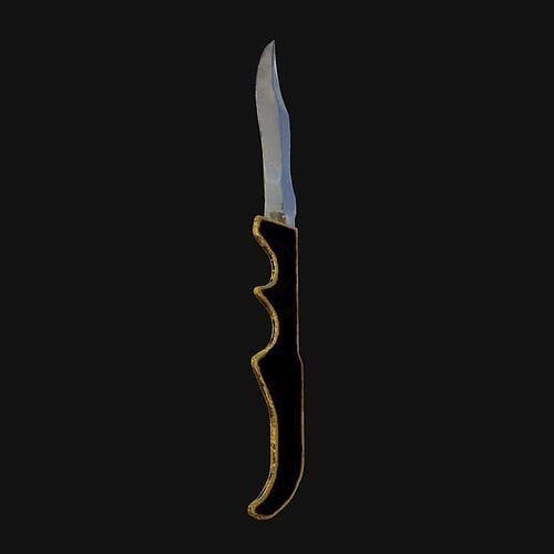 Infernal Inferno Fiery 3D Model Dagger for Digital Outlaws 3D model ...