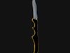 Infernal Inferno Fiery 3D Model Dagger for Digital Outlaws 3D model ...
