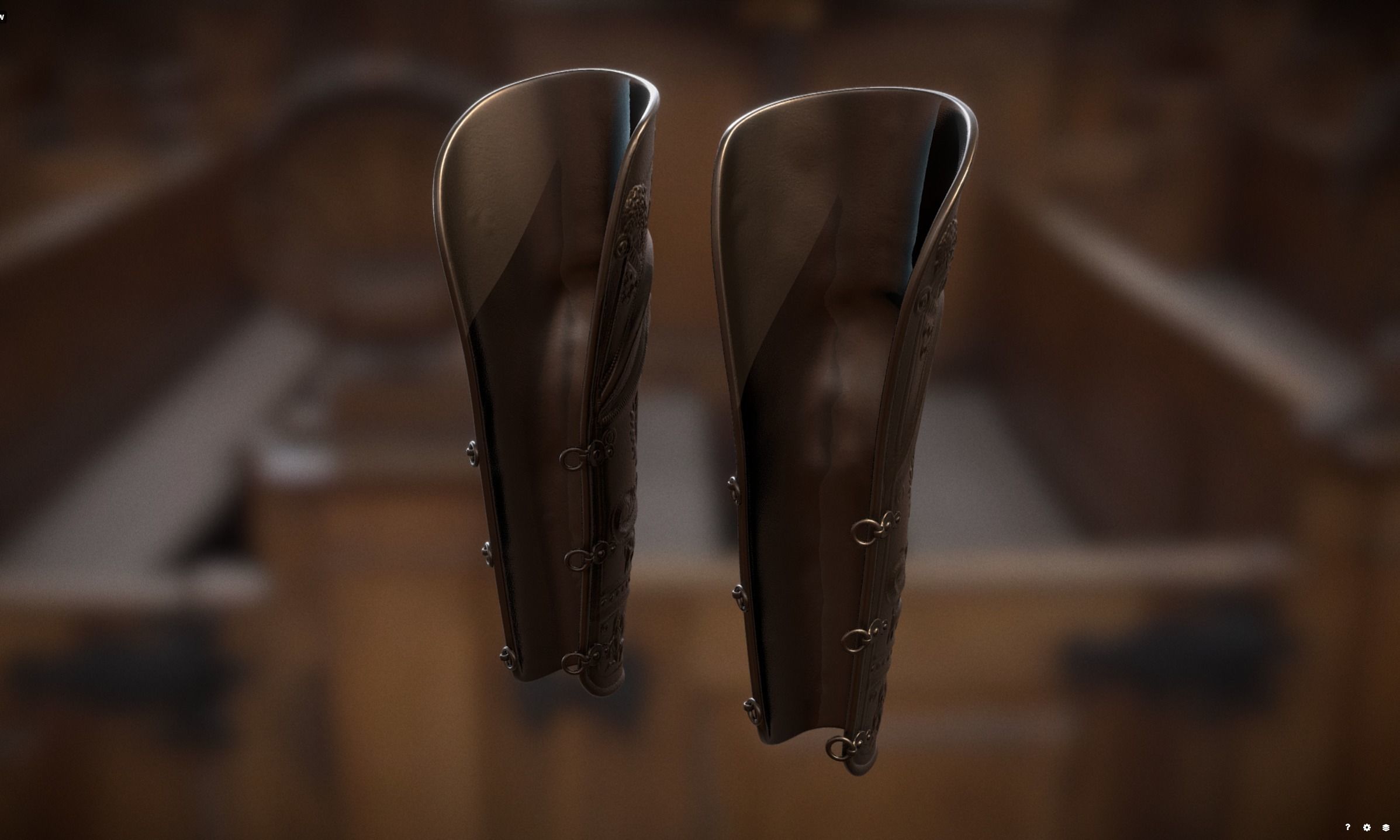 Gladiator legs armor Tracio Hoplomaco v2 3D model 3D printable | CGTrader