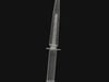 Spectral Stiletto Haunting 3D Model Dagger for Digital Phantoms 3D ...