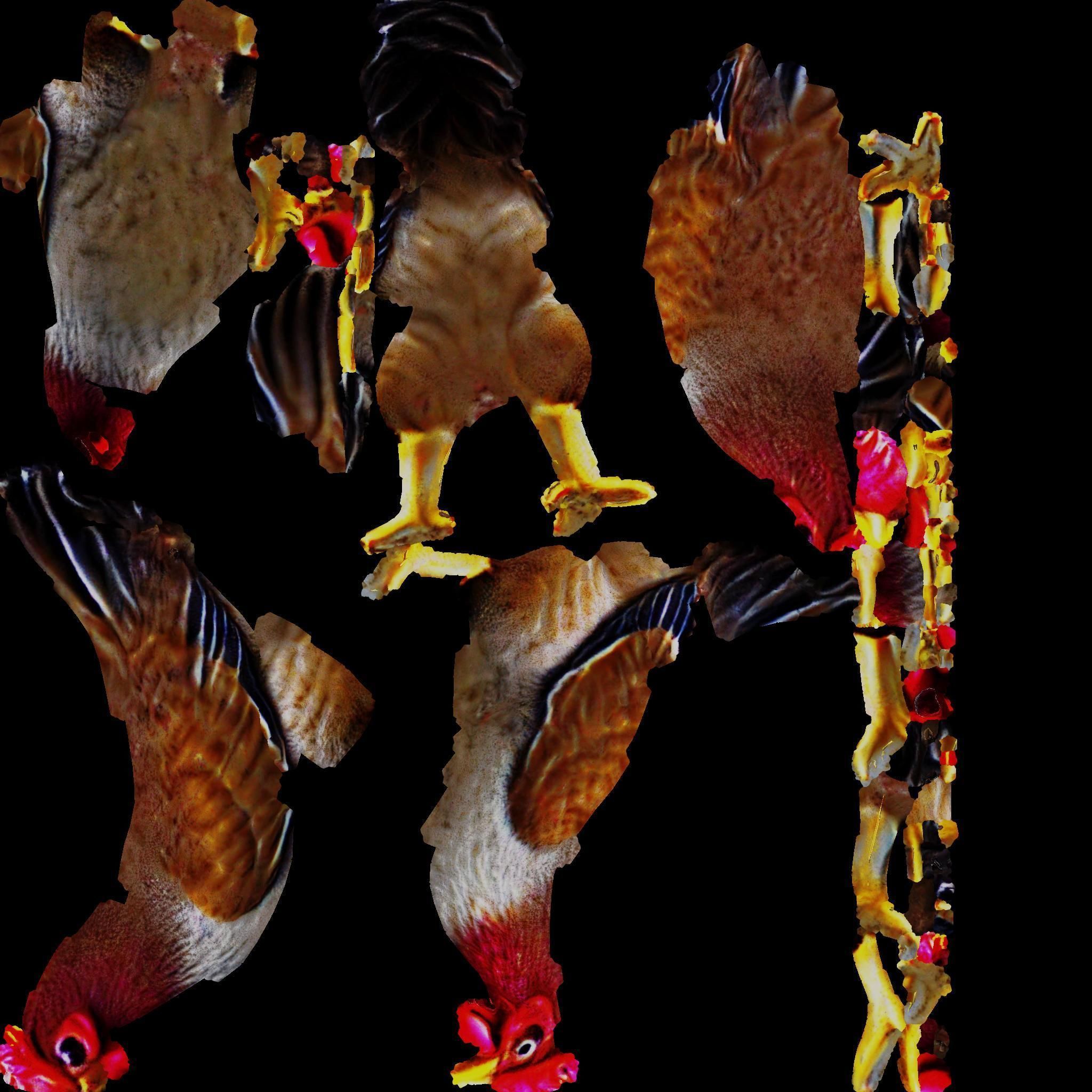 3D model low-poly Chicken PBR VR / AR / low-poly | CGTrader