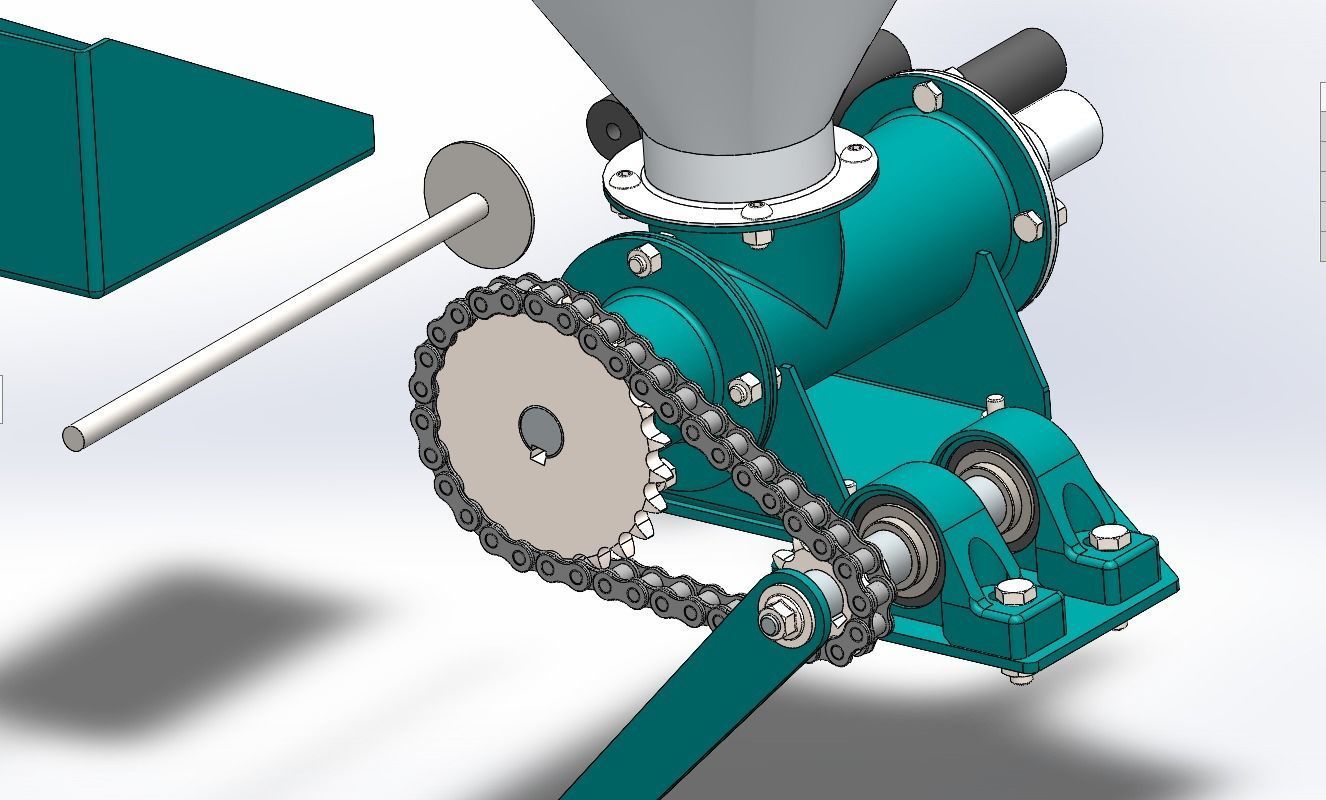 Hand Crank Operated Briquette Machine 3D model | CGTrader