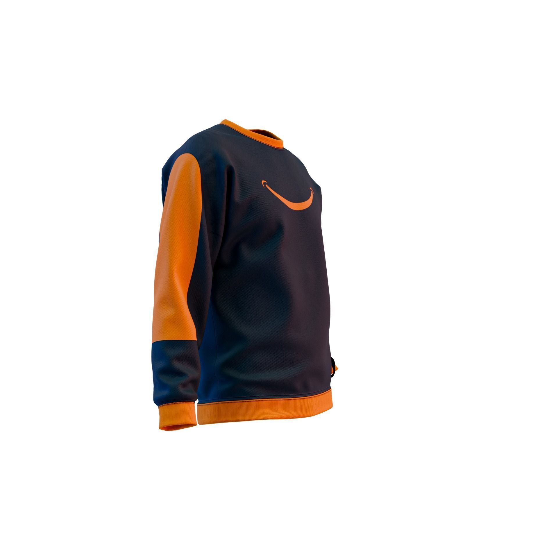 Oversize ovoid sweatshirt 3D model 3D model | CGTrader