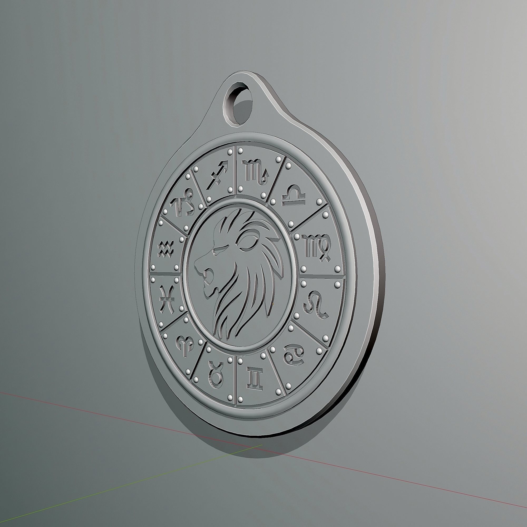 3D model Zodiac sign Leo 2 VR / AR / low-poly | CGTrader