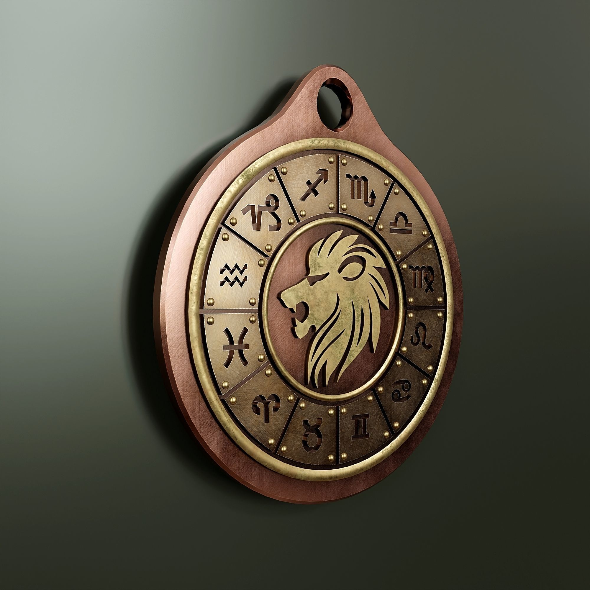 3D model Zodiac sign Leo 2 VR / AR / low-poly | CGTrader
