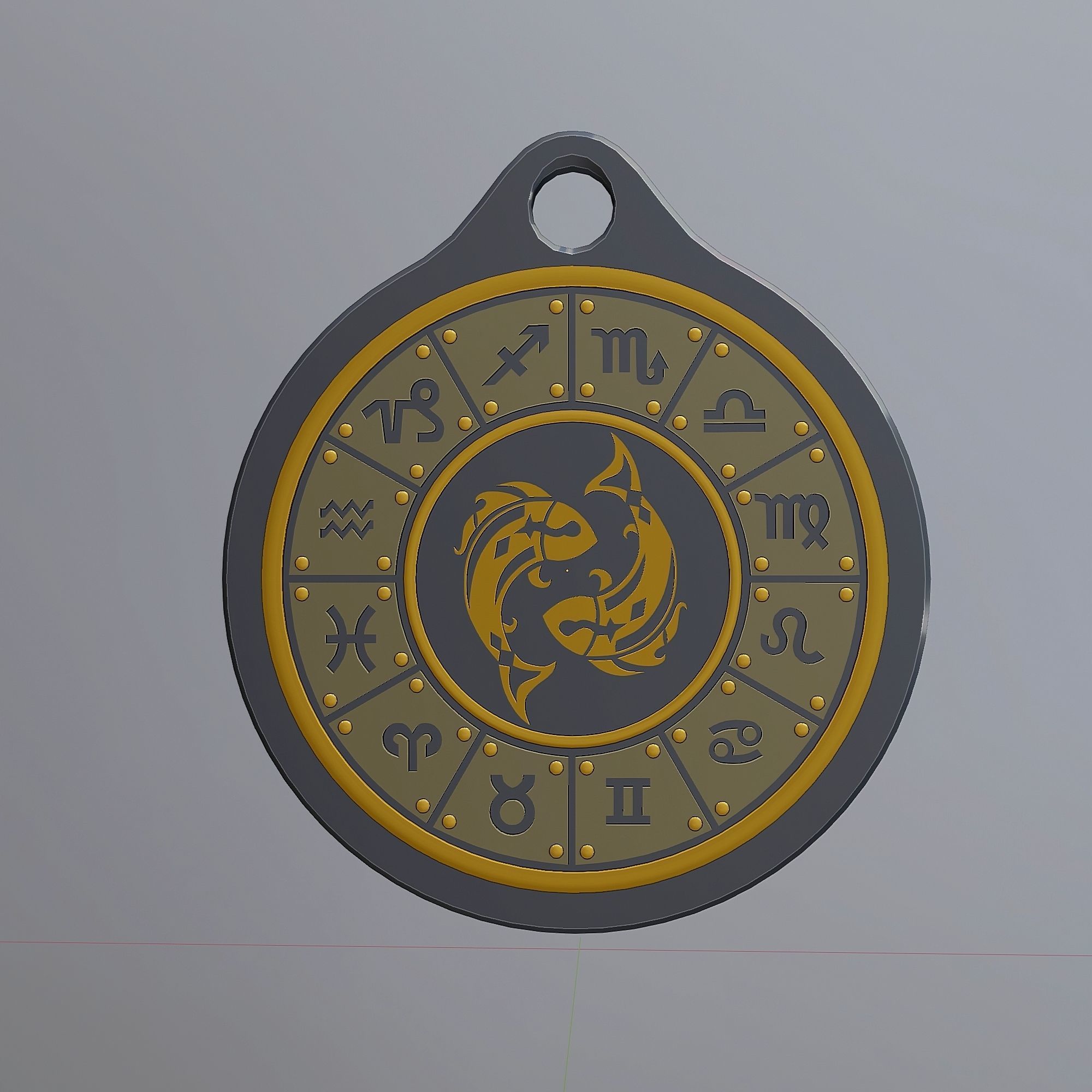 3D model Zodiac sign Pisces 2 VR / AR / low-poly | CGTrader