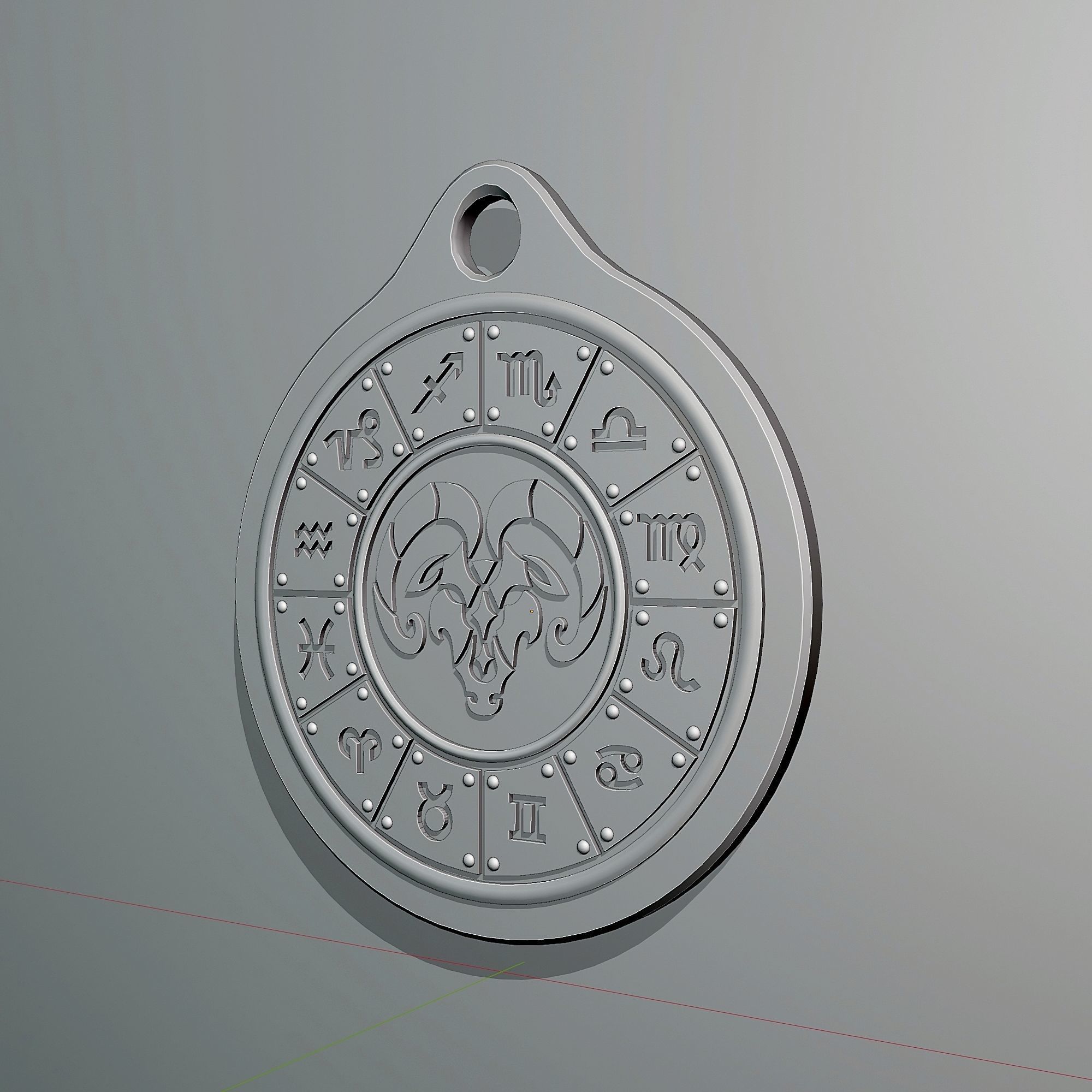 3D model Zodiac sign Aries 2 VR / AR / low-poly | CGTrader