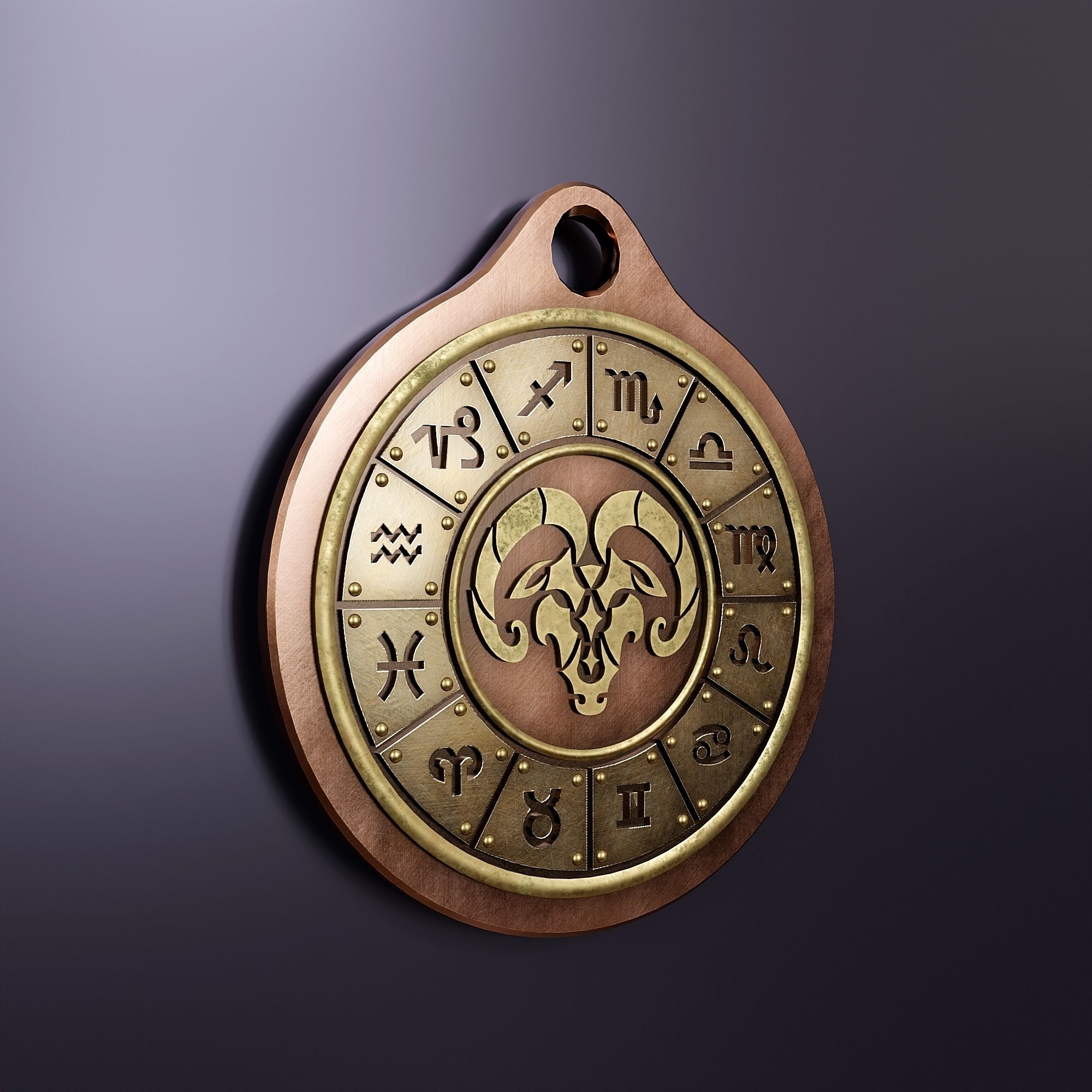 3D model Zodiac sign Aries 2 VR / AR / low-poly | CGTrader