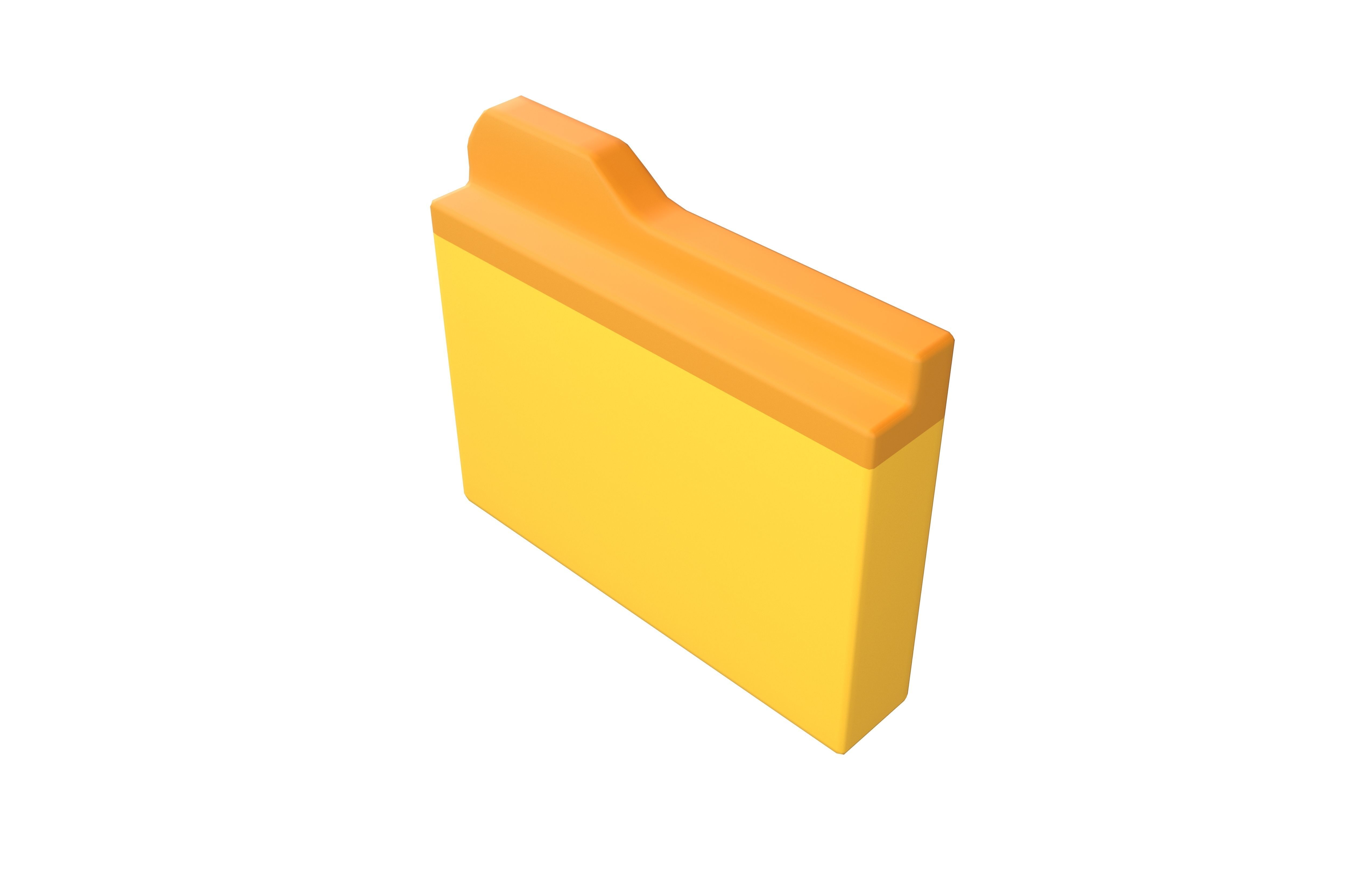 3D model Folder Icon v1 001 VR / AR / low-poly | CGTrader