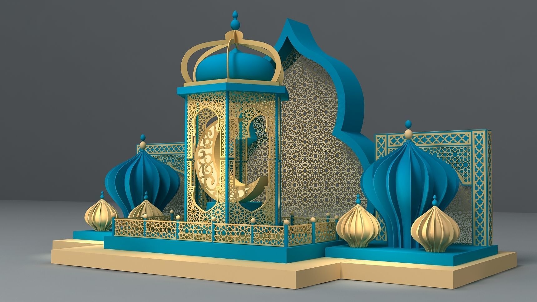 arabic 3d model 3D model | CGTrader