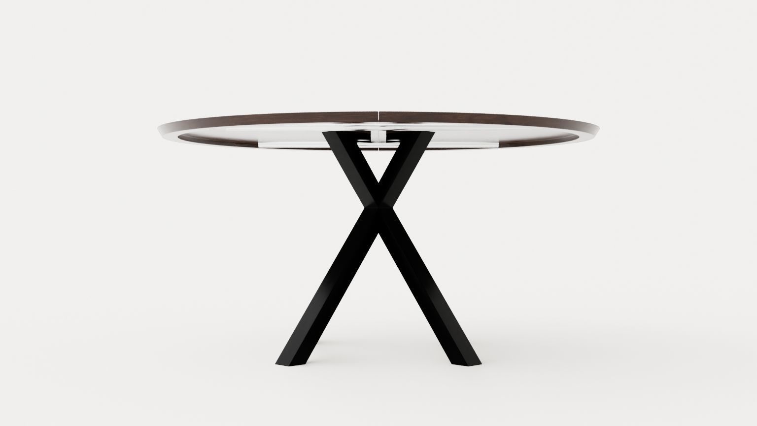 3D model Liberty dining table black ash VR / AR / low-poly | CGTrader