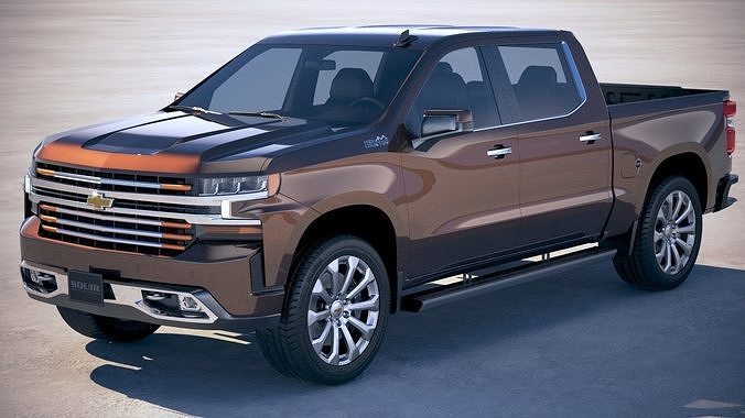 Chevrolet Silverado High Country CG 2019 3D model | CGTrader