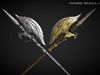 3D model Phoenix Halberd Medieval dark fantasy weapon VR / AR / low ...