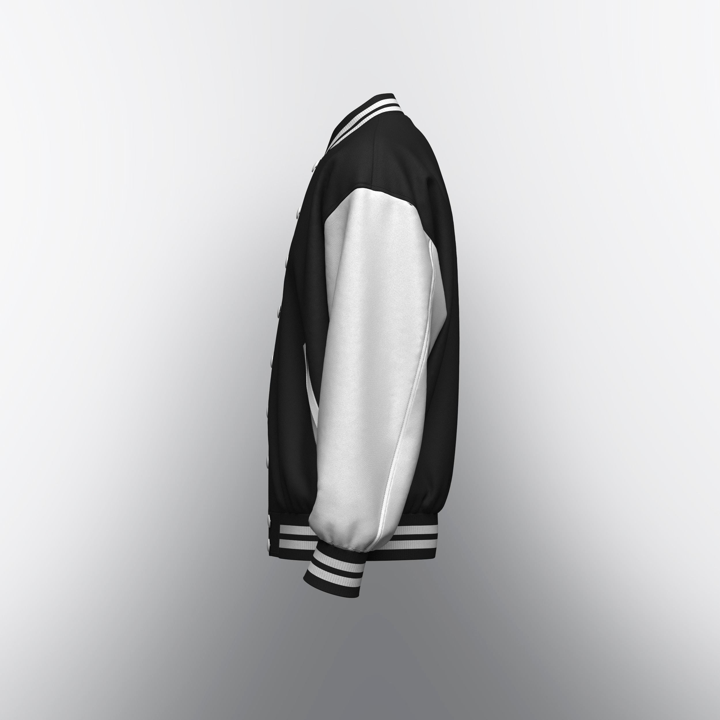 Mens Oversized Varsity Jacket 3d Model 3D model | CGTrader