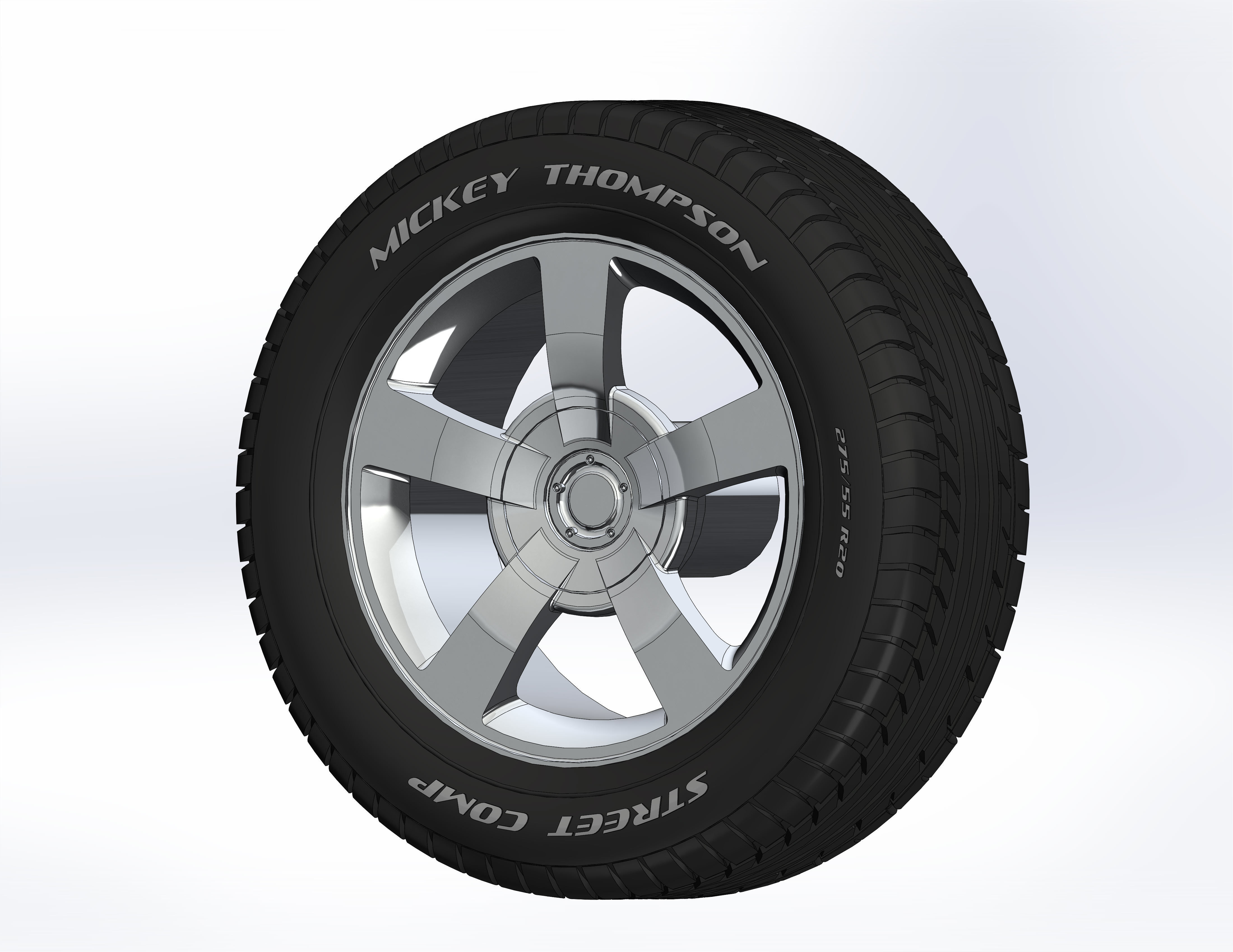 Wheels for scale model of Chevy Silverado SS 2003 3D model 3D printable ...