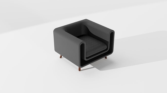 Modern Living Room Sofa Chair 3D model | CGTrader