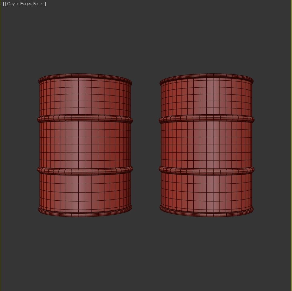 3D model Shell Barrel Dirt VR / AR / low-poly | CGTrader
