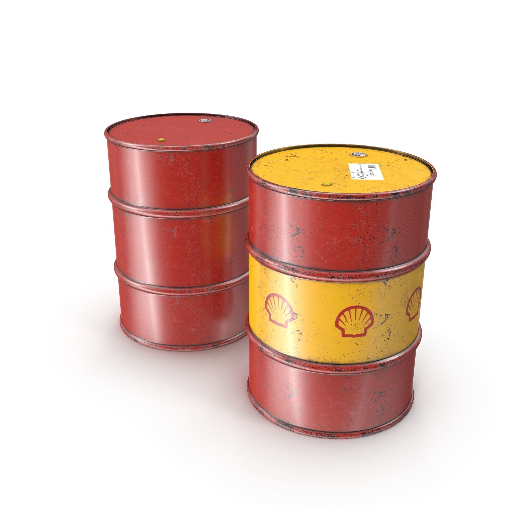 Shell Barrel Collection VR / AR / low-poly | CGTrader