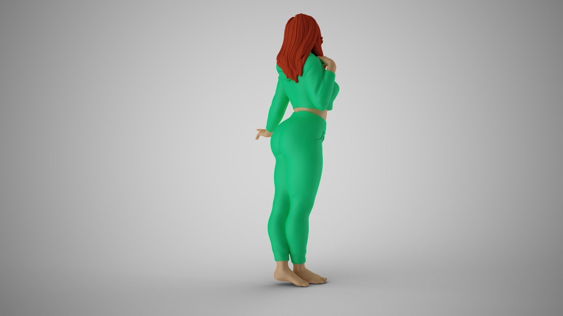 Kind Girl 3D model 3D printable | CGTrader