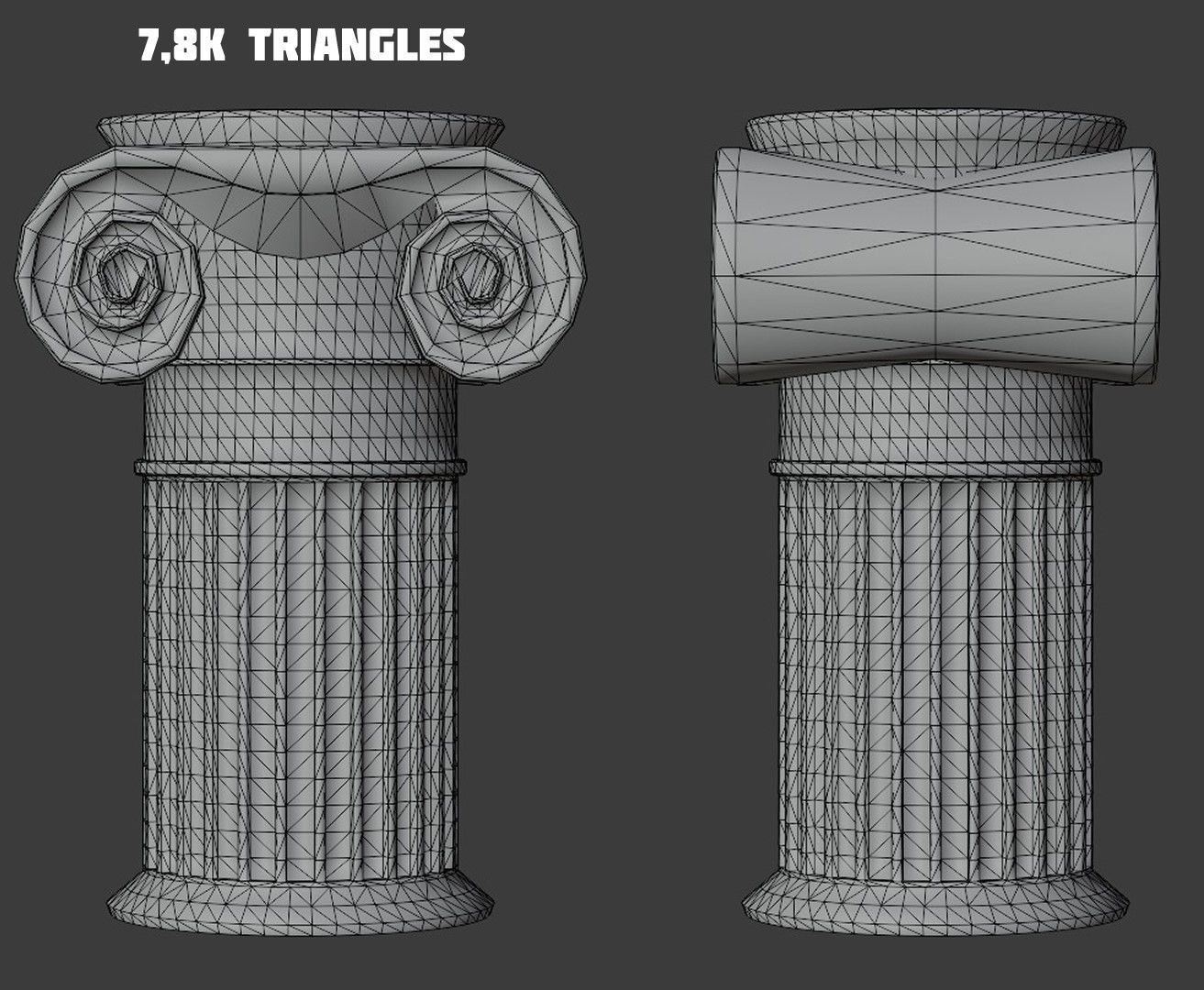 Marble Column Free Asset free VR / AR / low-poly 3D model | CGTrader