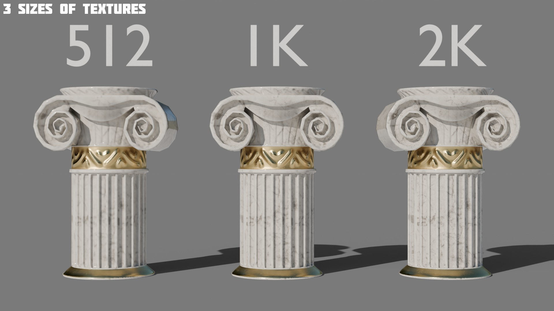 Marble Column Free Asset free VR / AR / low-poly 3D model | CGTrader