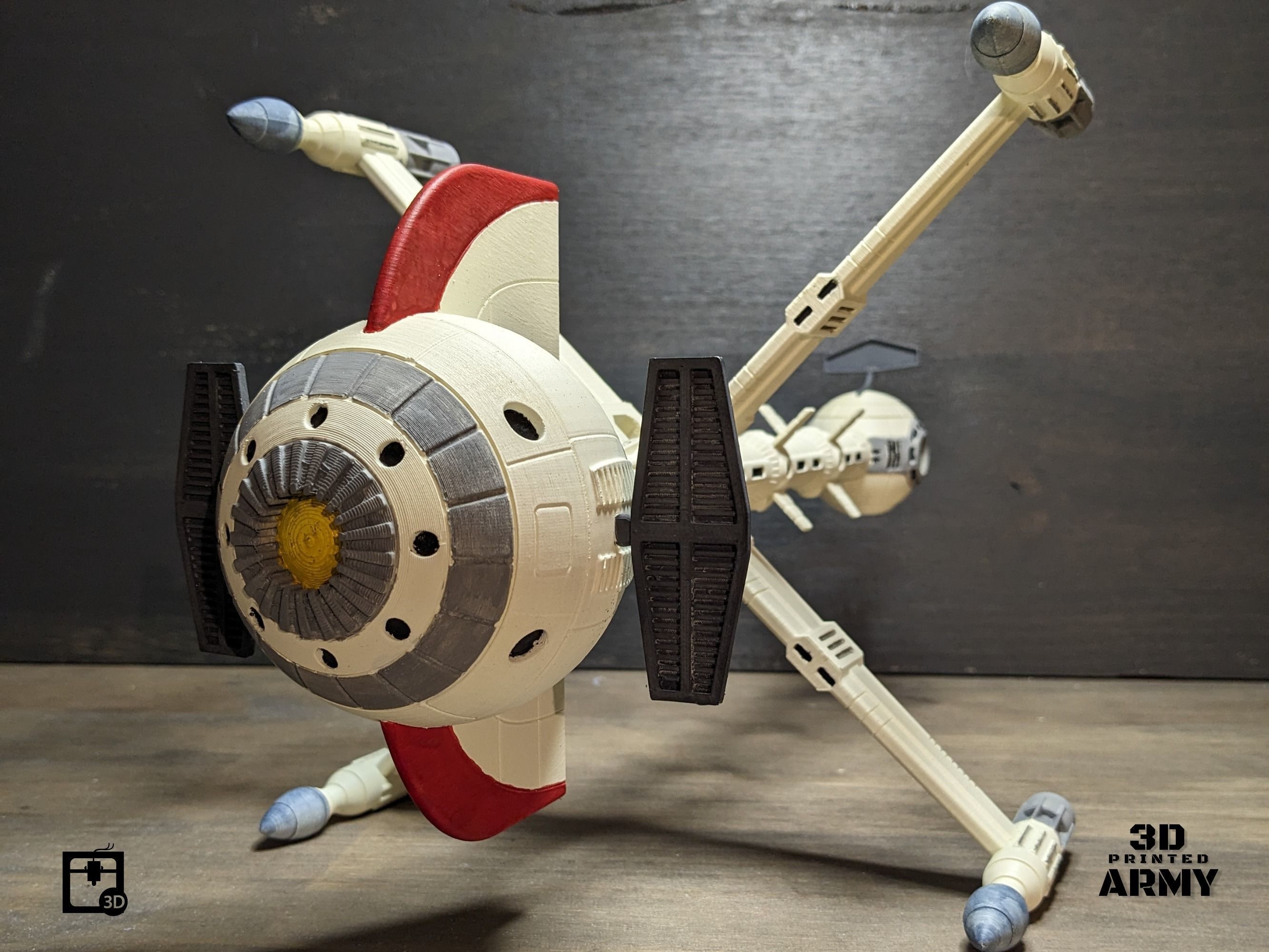 CyberLAB starship - Captain FLAM- 3D print files 3D model 3D printable | CGTrader