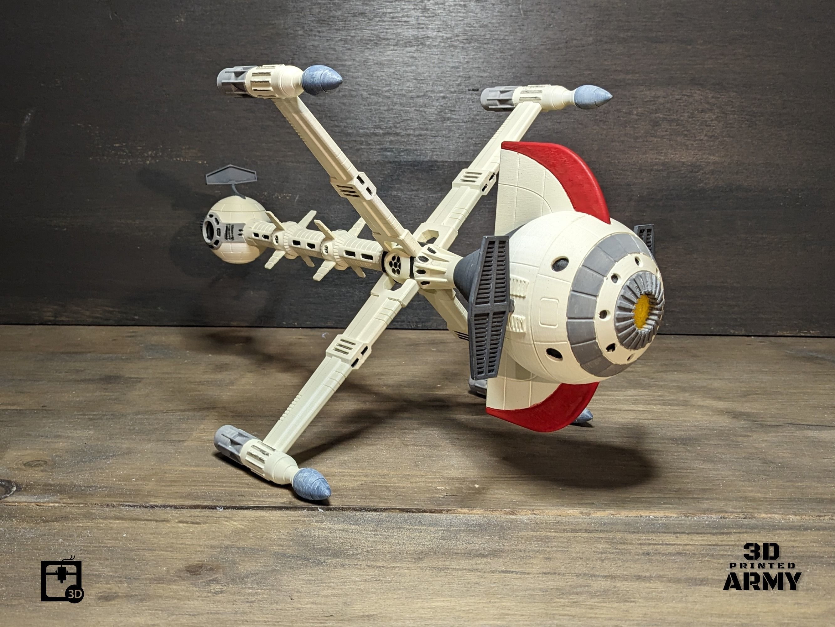 CyberLAB starship - Captain FLAM- 3D print files 3D model 3D printable ...