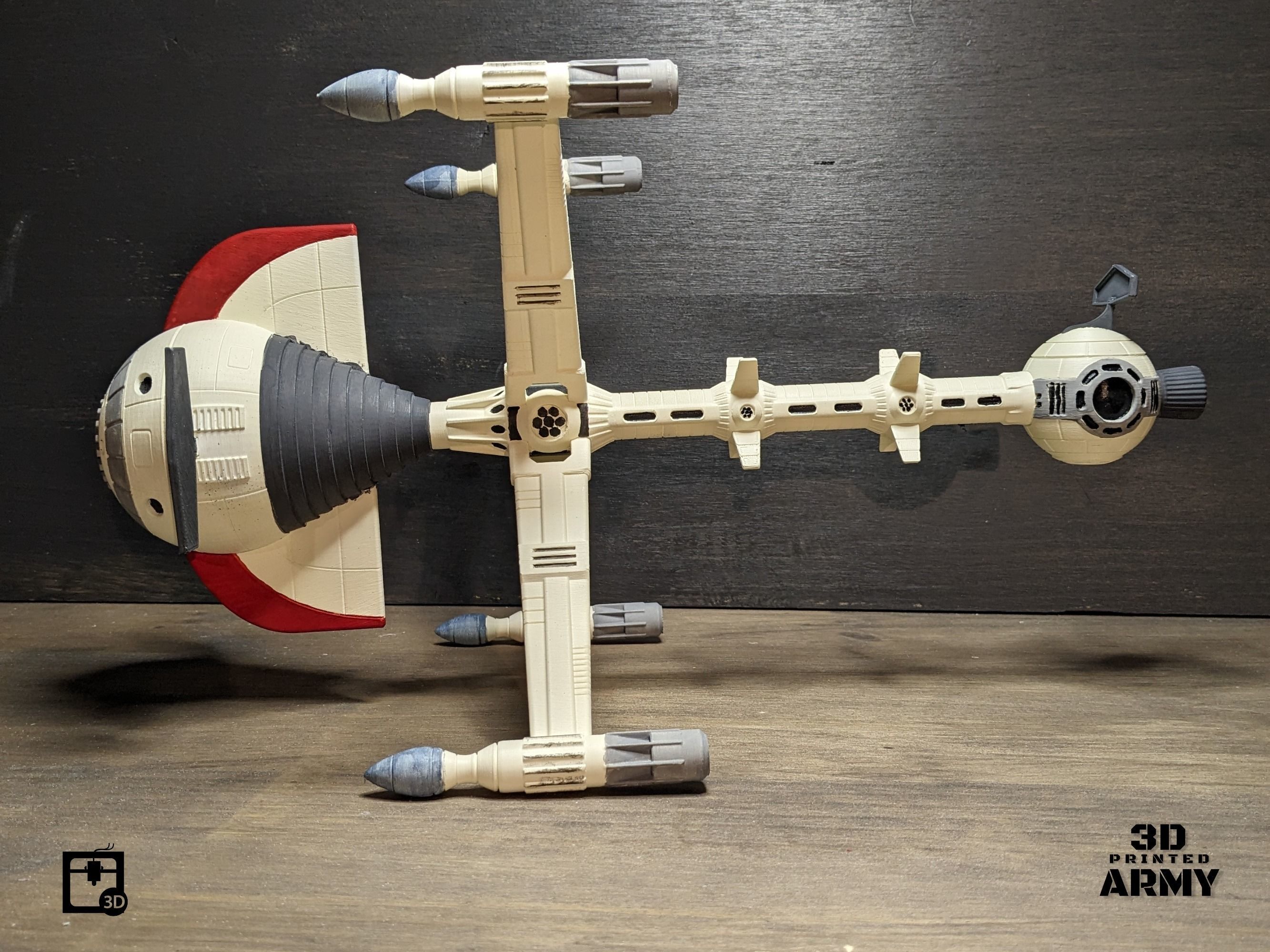 CyberLAB starship - Captain FLAM- 3D print files 3D model 3D printable ...