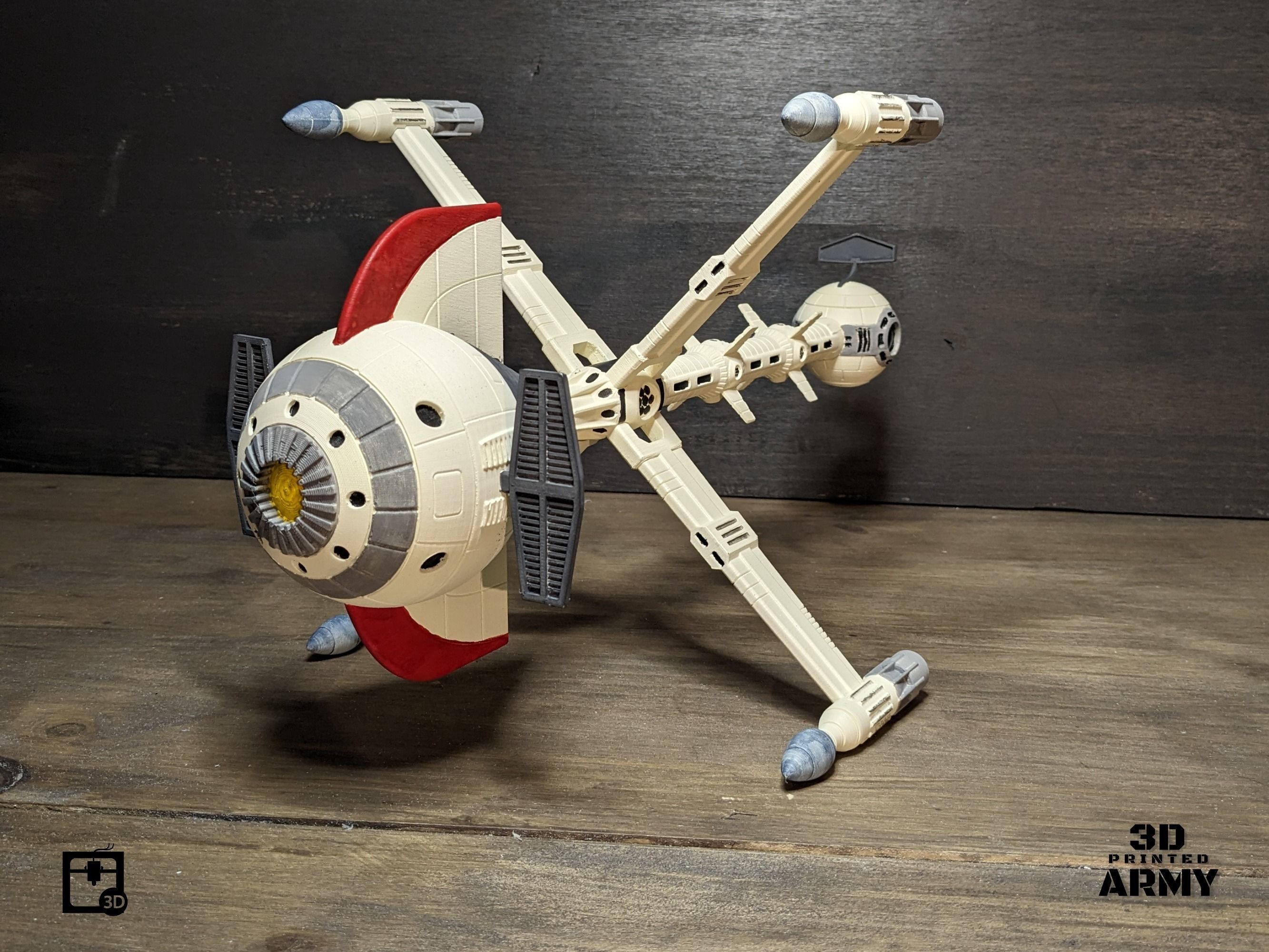 CyberLAB starship - Captain FLAM- 3D print files 3D model 3D printable | CGTrader