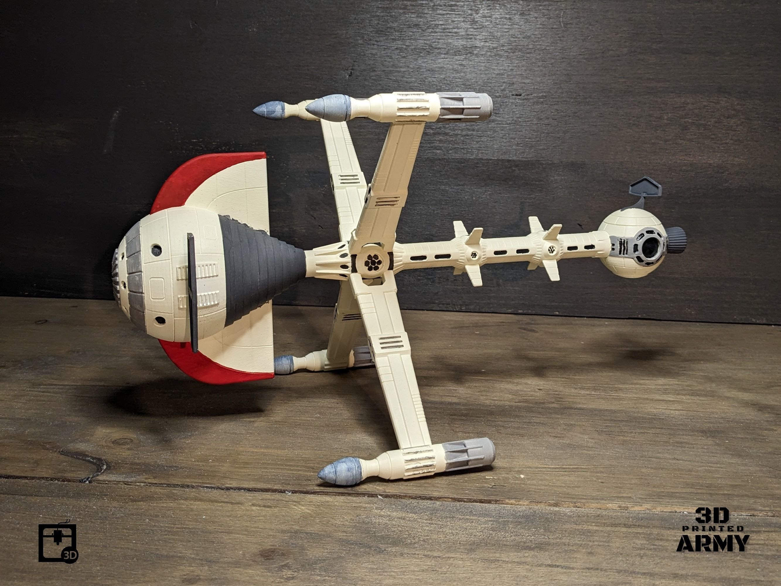 CyberLAB starship - Captain FLAM- 3D print files 3D model 3D printable ...