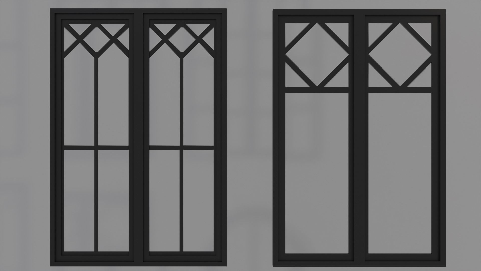 Window Collection free VR / AR / low-poly 3D model | CGTrader