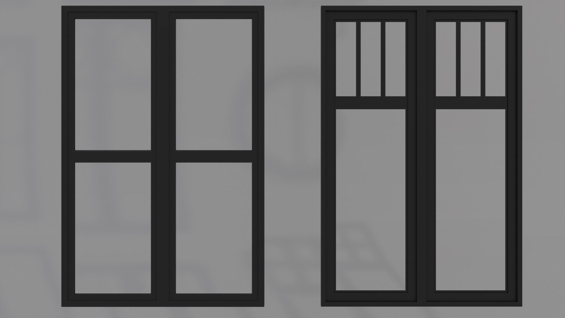 Window Collection free VR / AR / low-poly 3D model | CGTrader