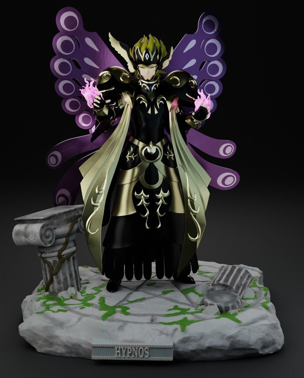 HYPNOS GOD - SAINT SEIYA 3D model 3D printable | CGTrader