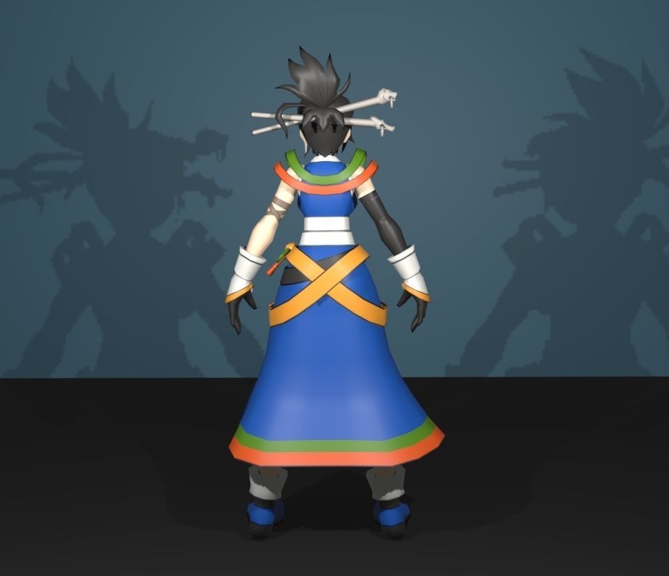 kirir dnf 3D model animated rigged | CGTrader