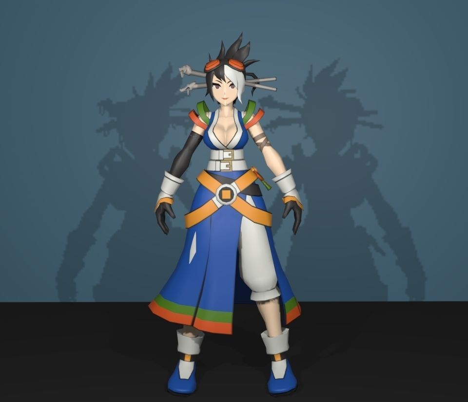 kirir dnf 3D model animated rigged | CGTrader