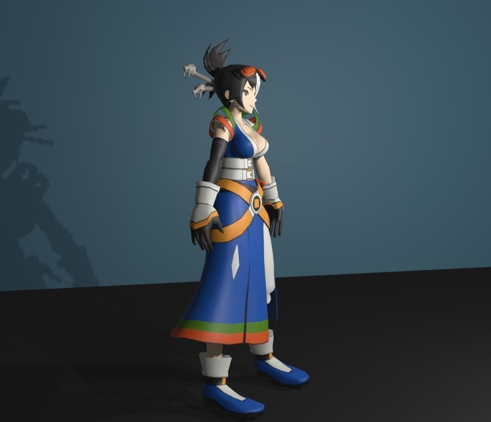 kirir dnf 3D model animated rigged | CGTrader