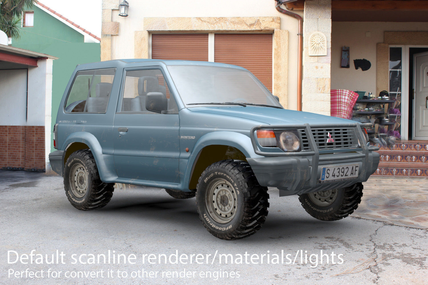 Mitshubishi Pajero 1995 Montero 3D model | CGTrader