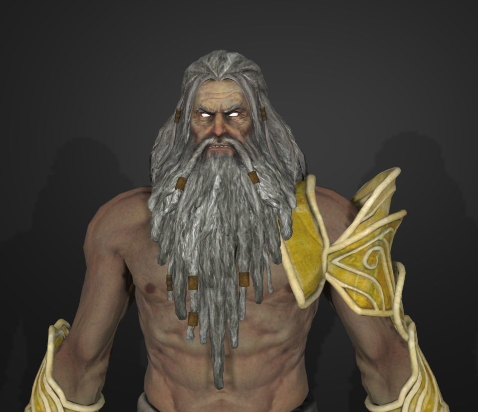 zeus gow 3D model animated rigged | CGTrader