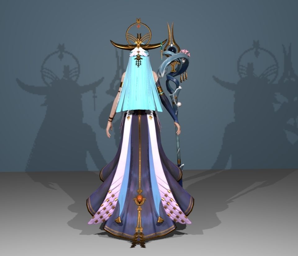 isis v1 3D model animated rigged | CGTrader