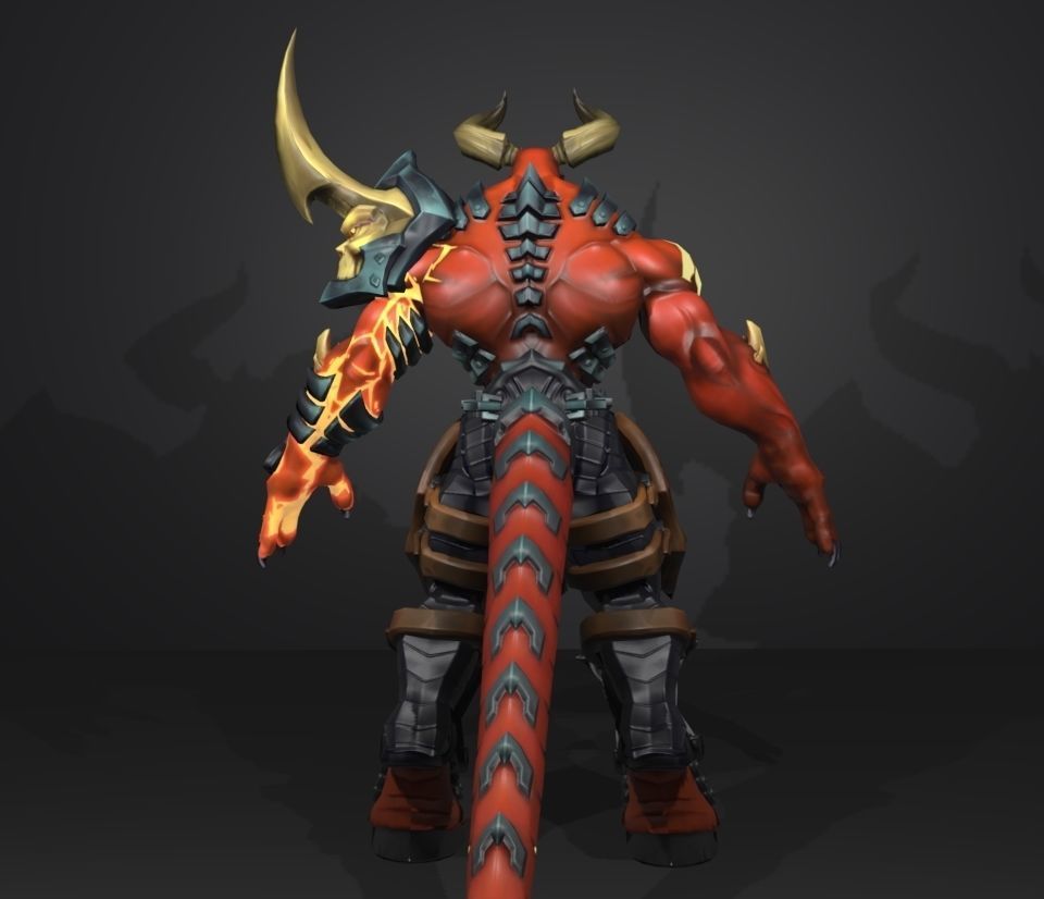 raum demon 3D model animated rigged | CGTrader