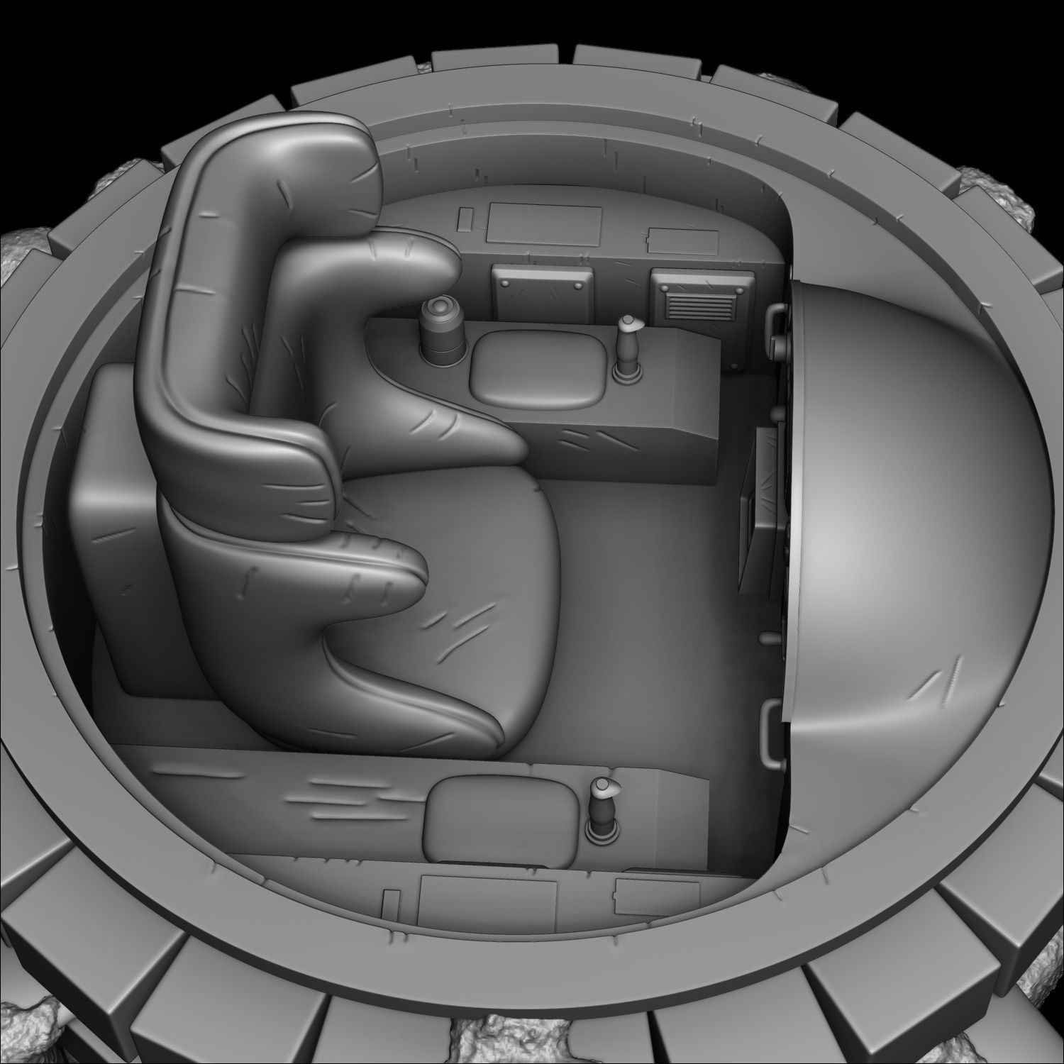 Trunks time machine - Dragon Ball Z 3D model 3D printable | CGTrader