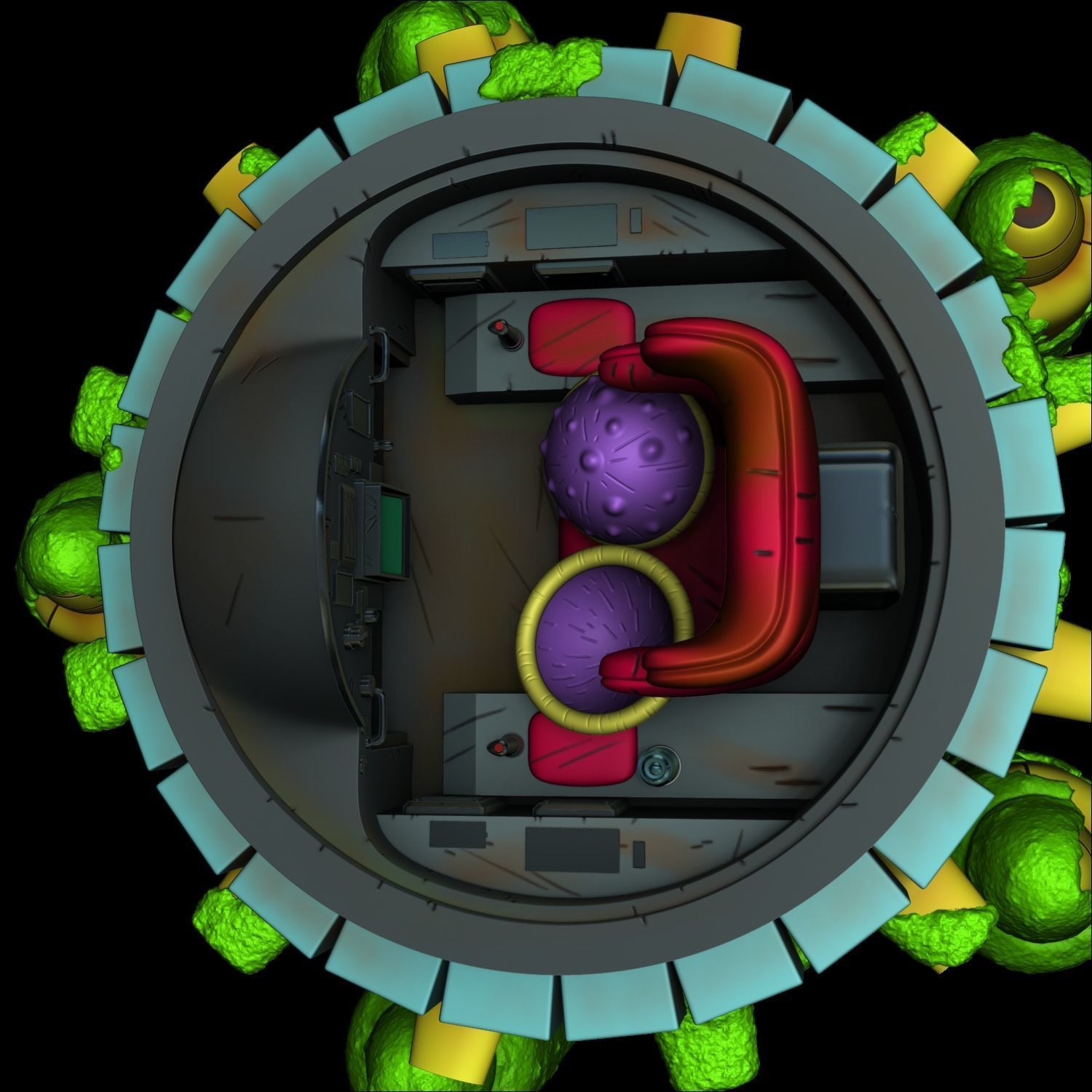 Trunks time machine - Dragon Ball Z 3D model 3D printable | CGTrader