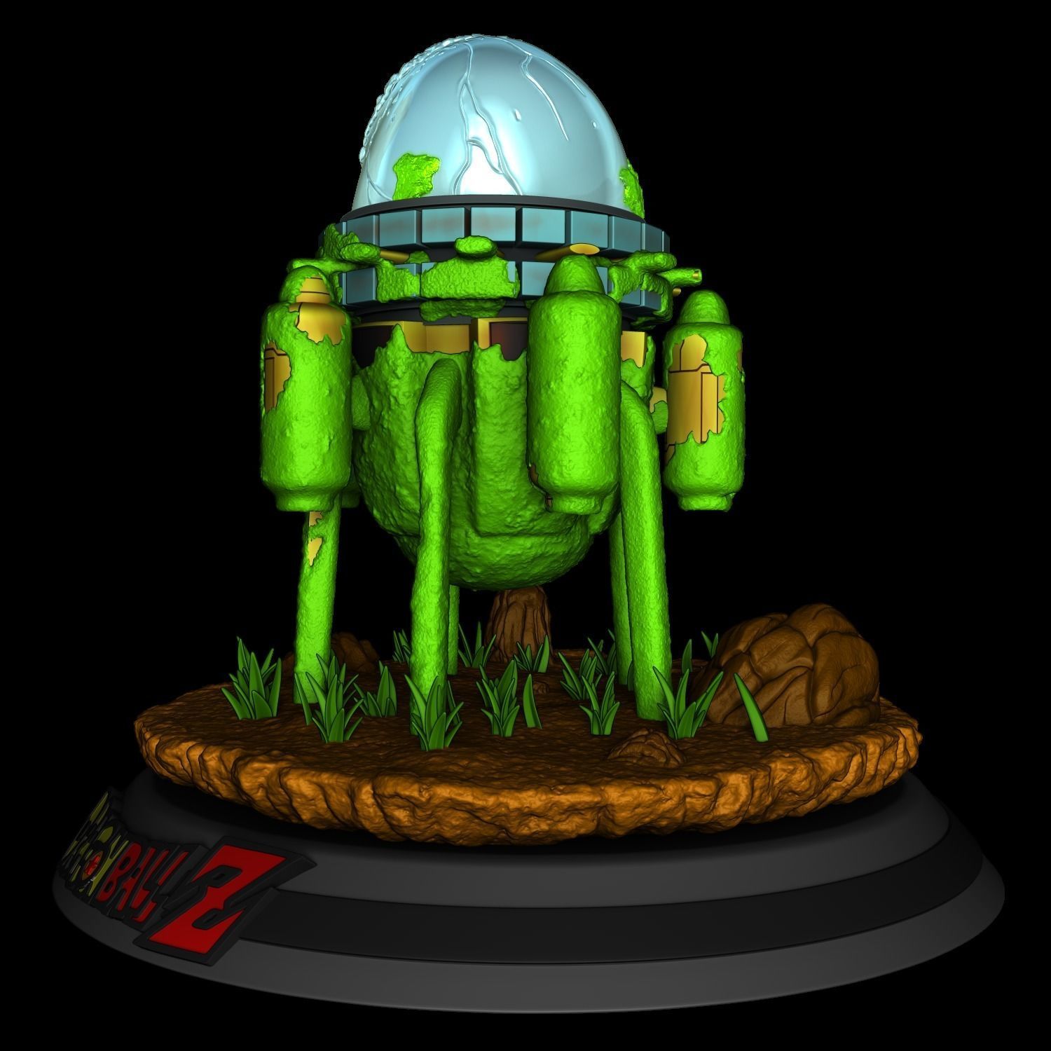 Trunks time machine - Dragon Ball Z 3D model 3D printable | CGTrader