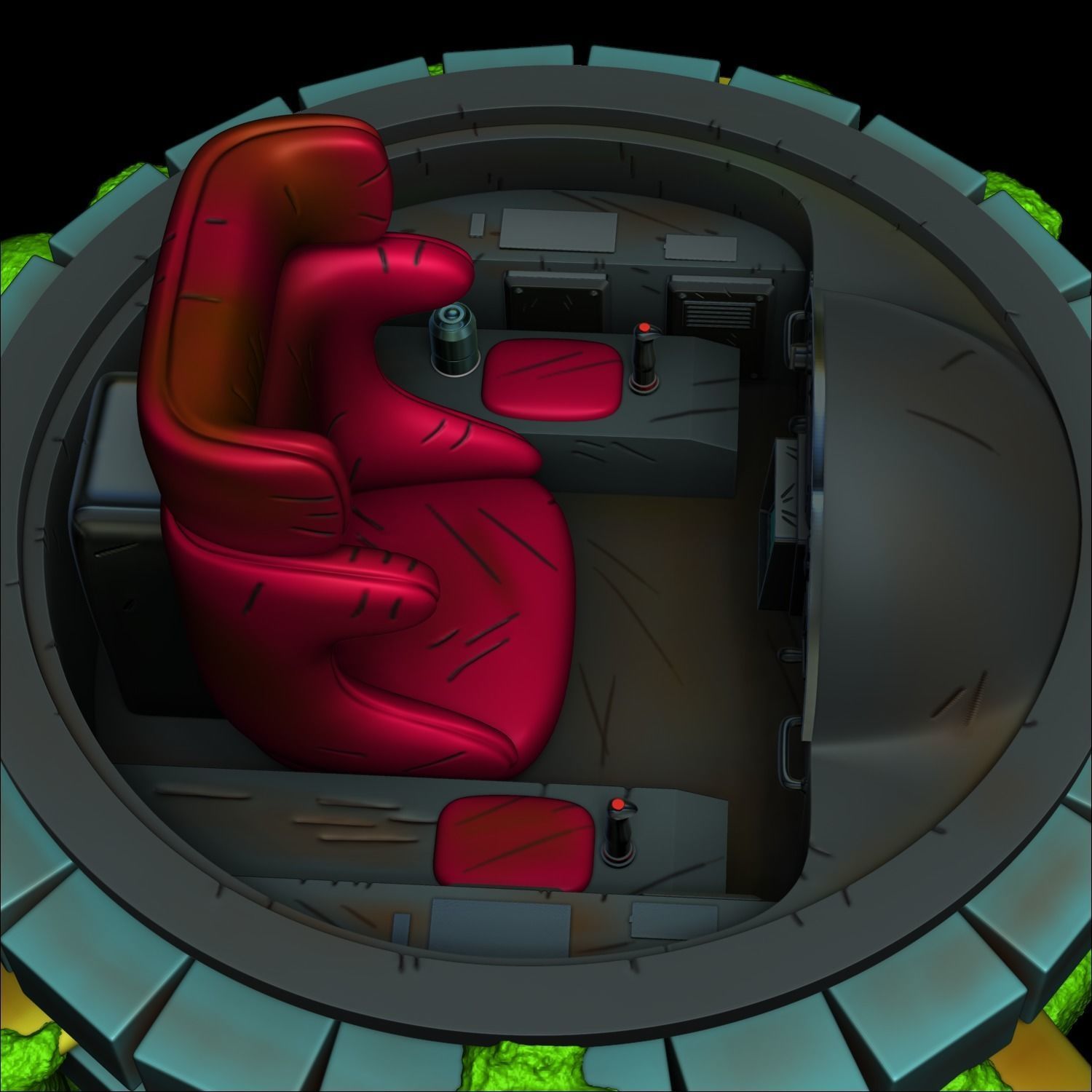 Trunks time machine - Dragon Ball Z 3D model 3D printable | CGTrader