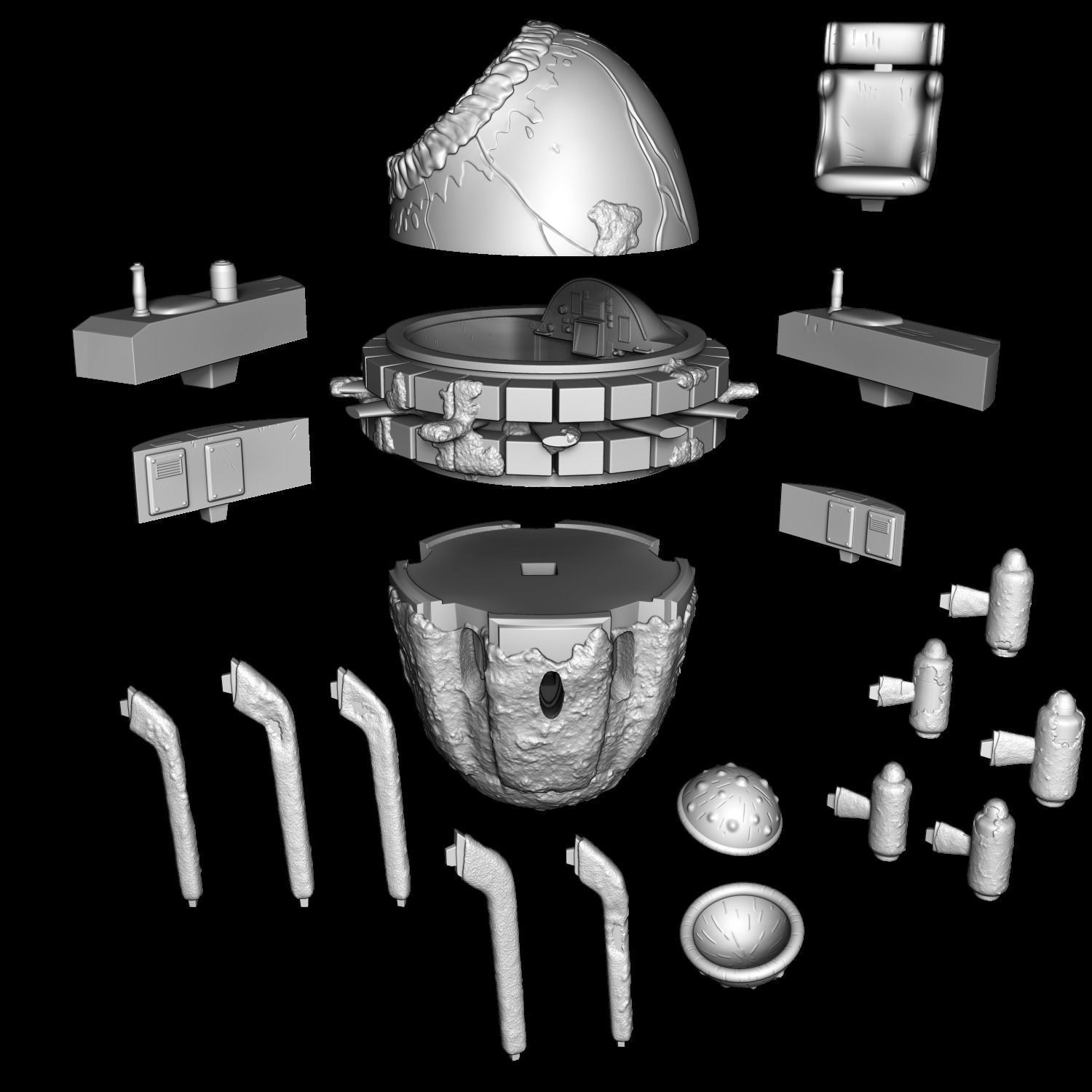 Trunks time machine - Dragon Ball Z 3D model 3D printable | CGTrader