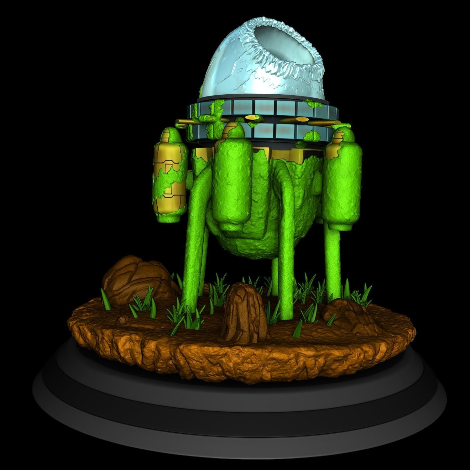 Trunks time machine - Dragon Ball Z 3D model 3D printable | CGTrader