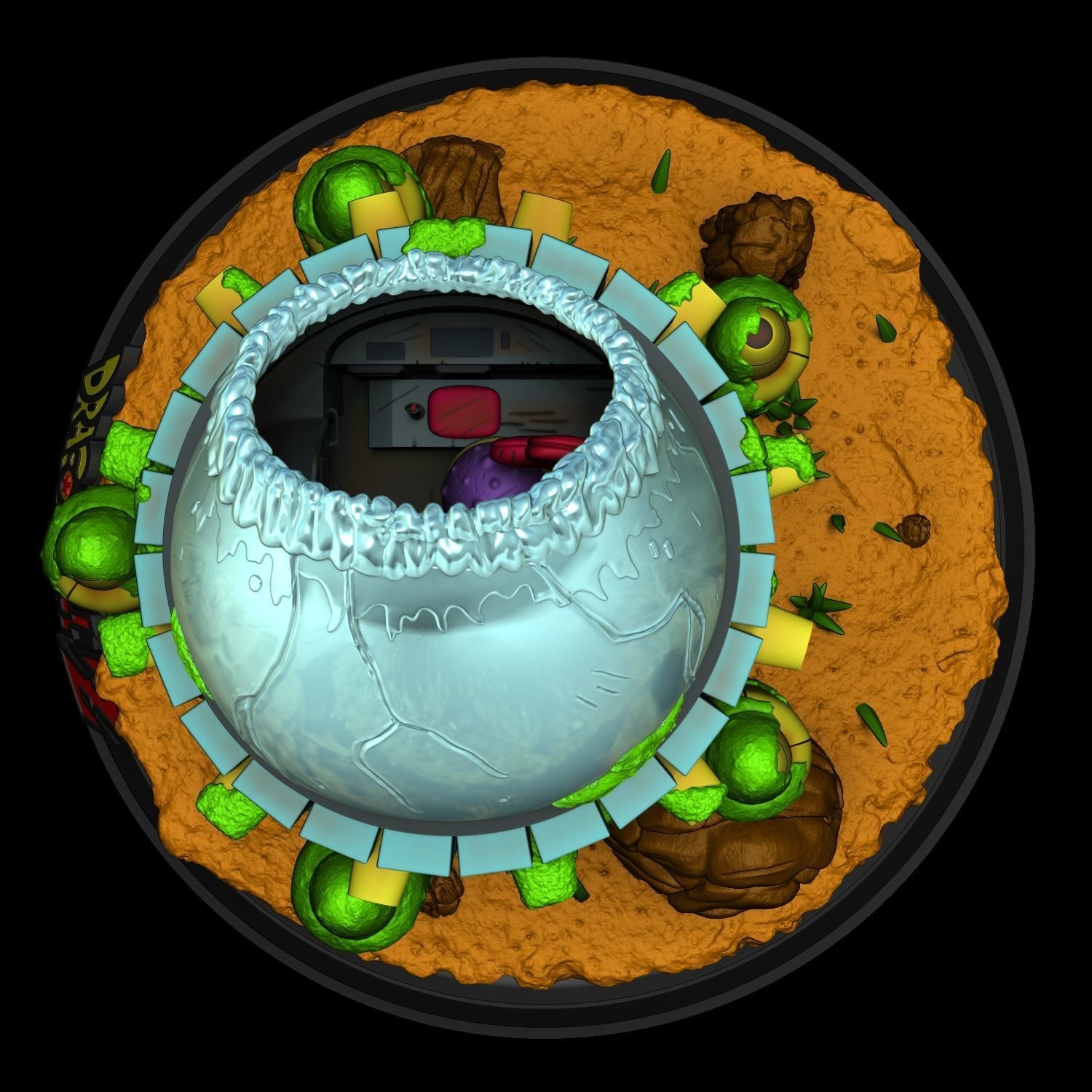 Trunks time machine - Dragon Ball Z 3D model 3D printable | CGTrader