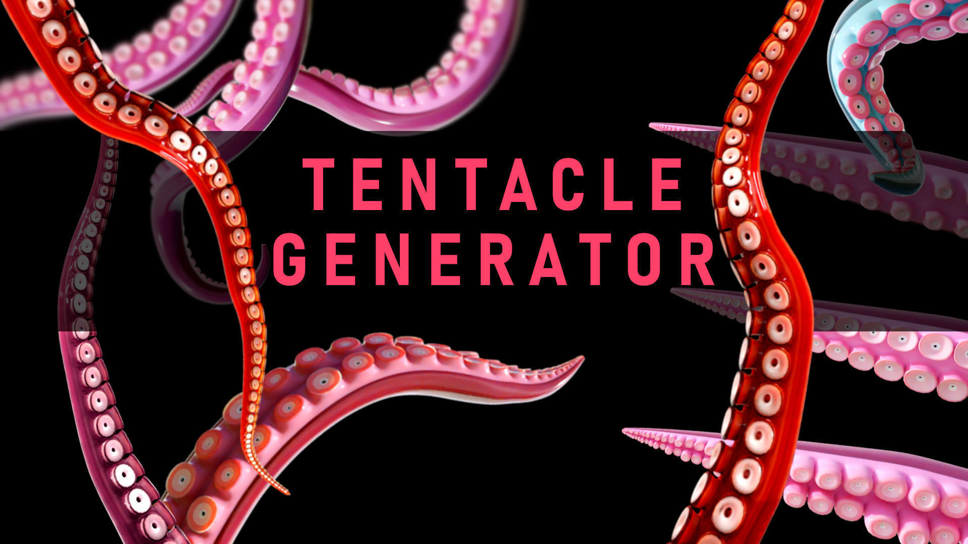 3D model Tentacle Generator VR / AR / low-poly | CGTrader
