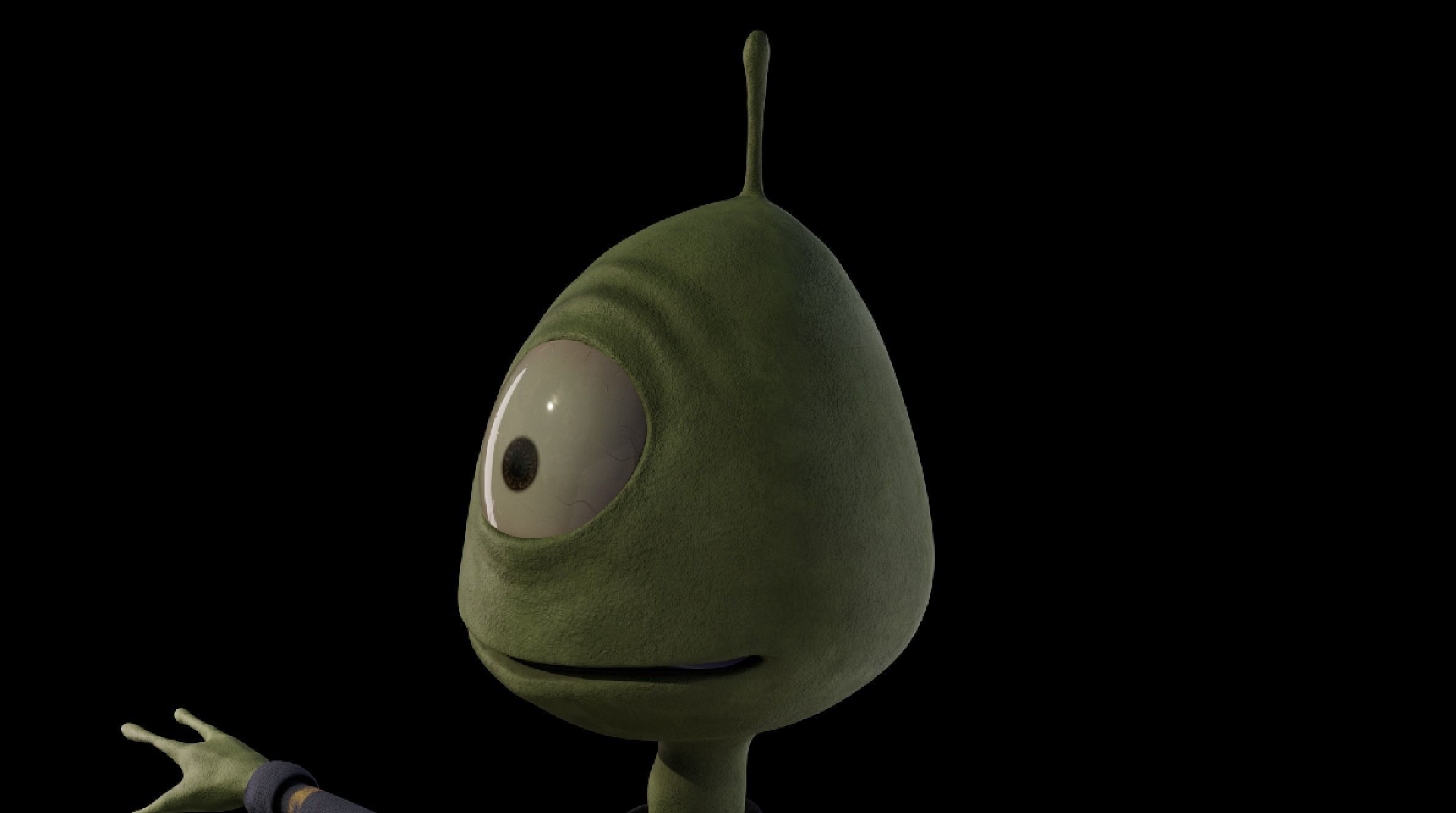 3D model Pleakley from Lilo and Stitch VR / AR / low-poly | CGTrader